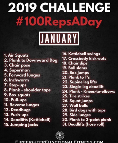 100 reps a day challenge | cmvd.us